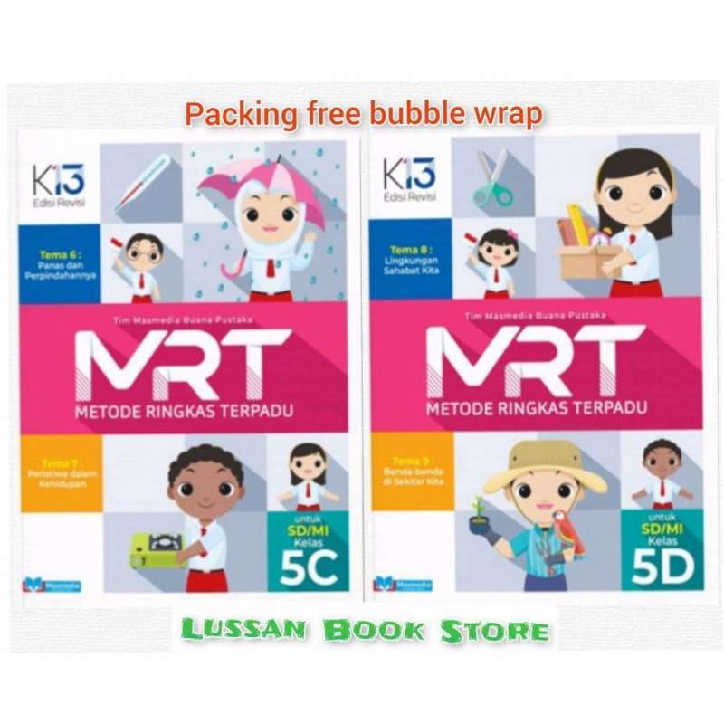Jual Buku Mrt 5c Dan 5d Untuk Sd Kelas 5 Semester 2 Edisi K13 Revisi Di ...