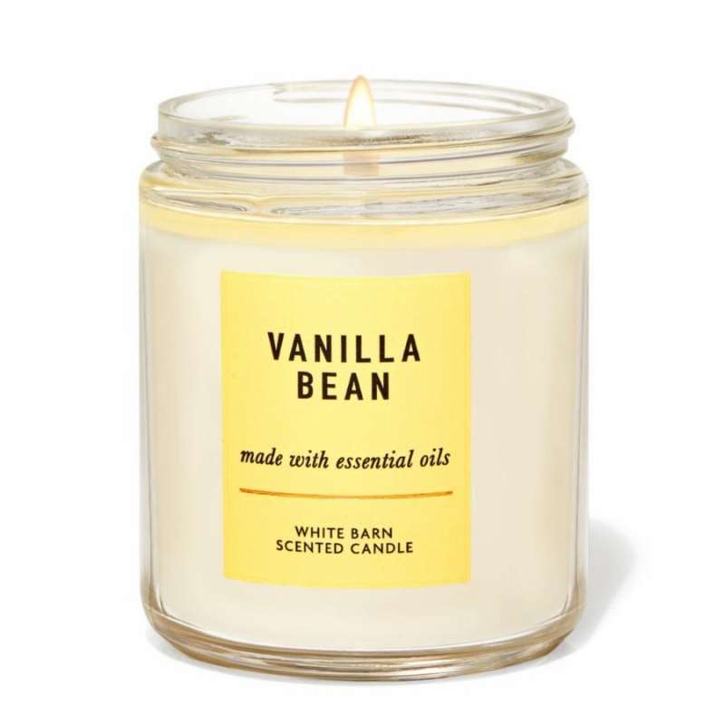 Jual Bath & Body Works / BBW Single Wick Candle - Vanilla Bean di ...
