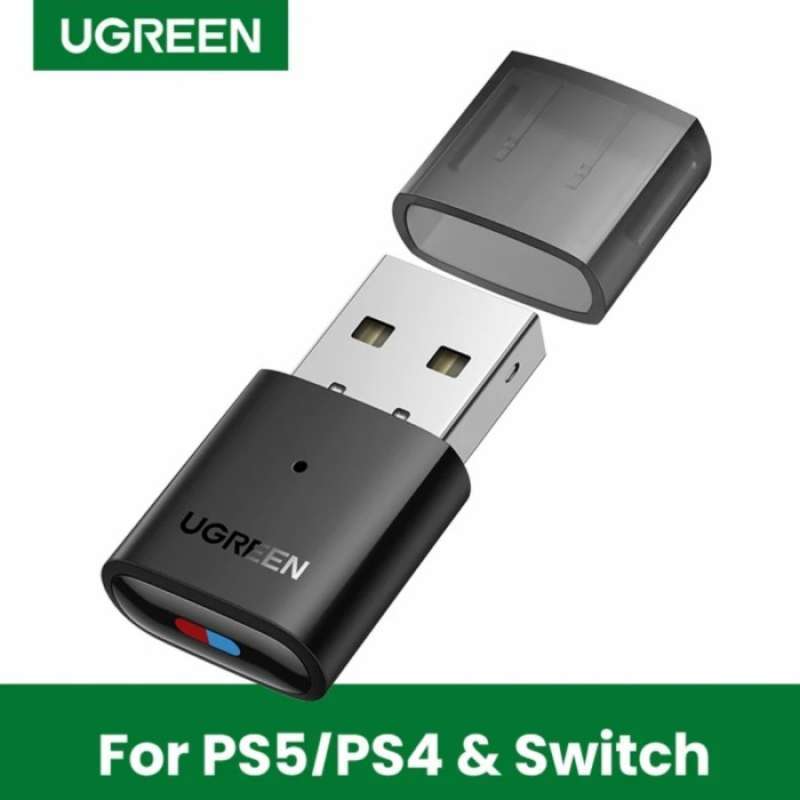 Promo Ugreen USB Bluetooth 5.0 Transmitter Adapter Audio Switch PS5 PS4 ...