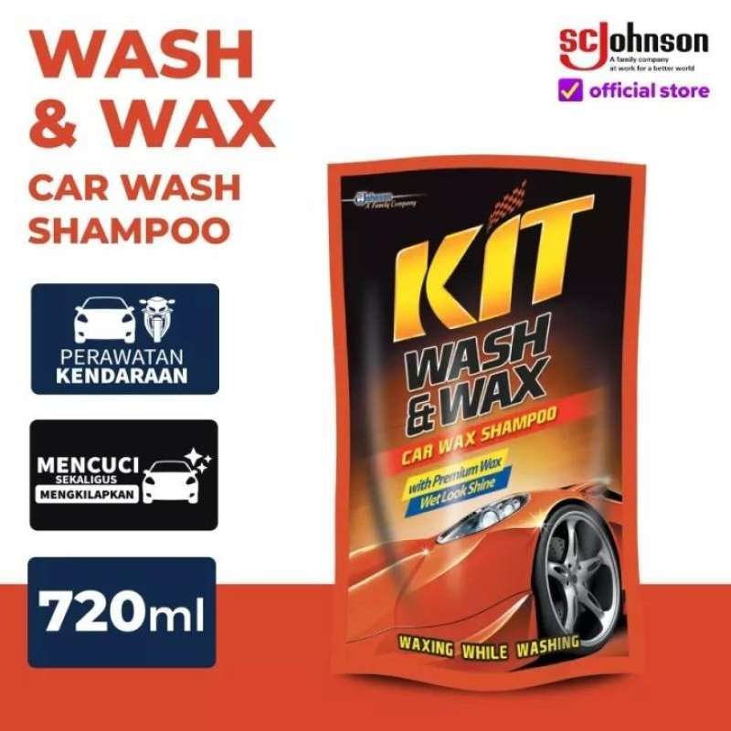 Jual KIT WASH & WAX CAR SHAMPOO REFILL POUCH 720 ml di Seller Adam Dani ...