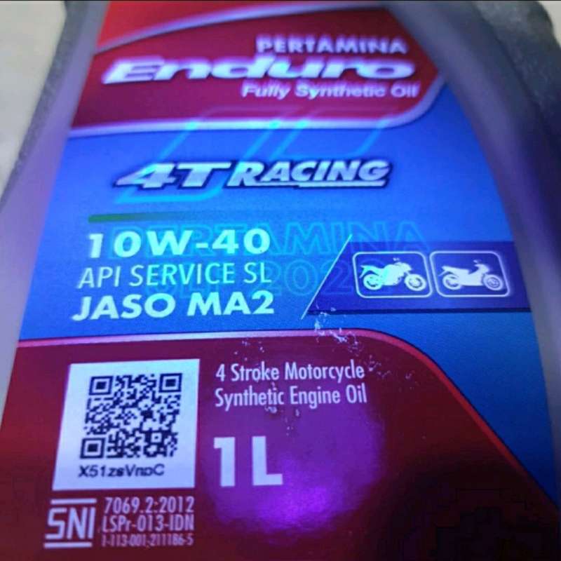 Jual Pertamina Enduro 4t Racing 10w-40 1 Liter (oli Motor/ Kereta Full ...