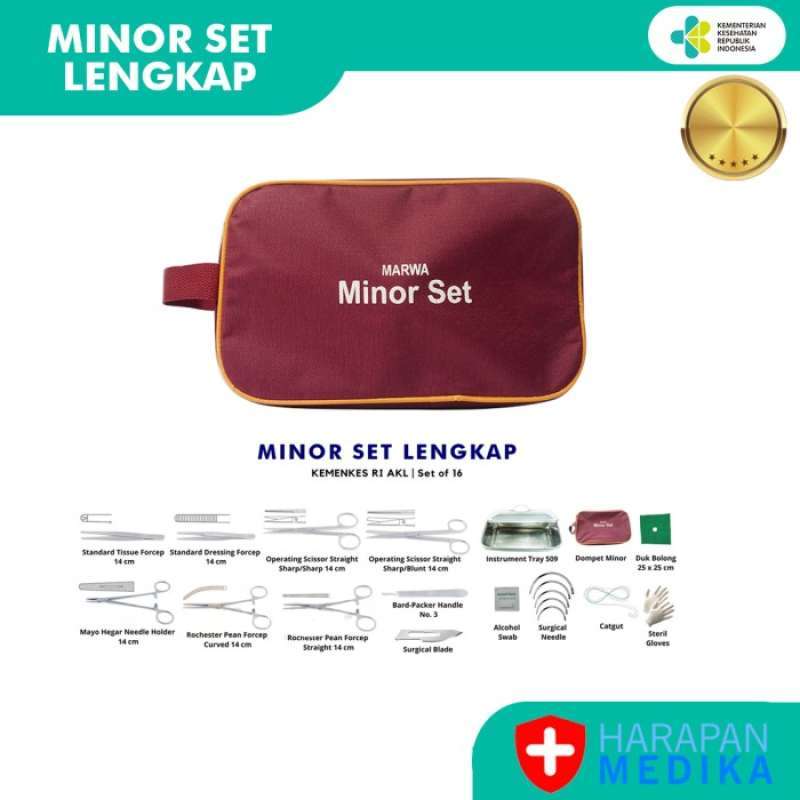 Promo Minor Set Lengkap / Set Bedah Minor Lengkap Diskon 29% di Seller ...