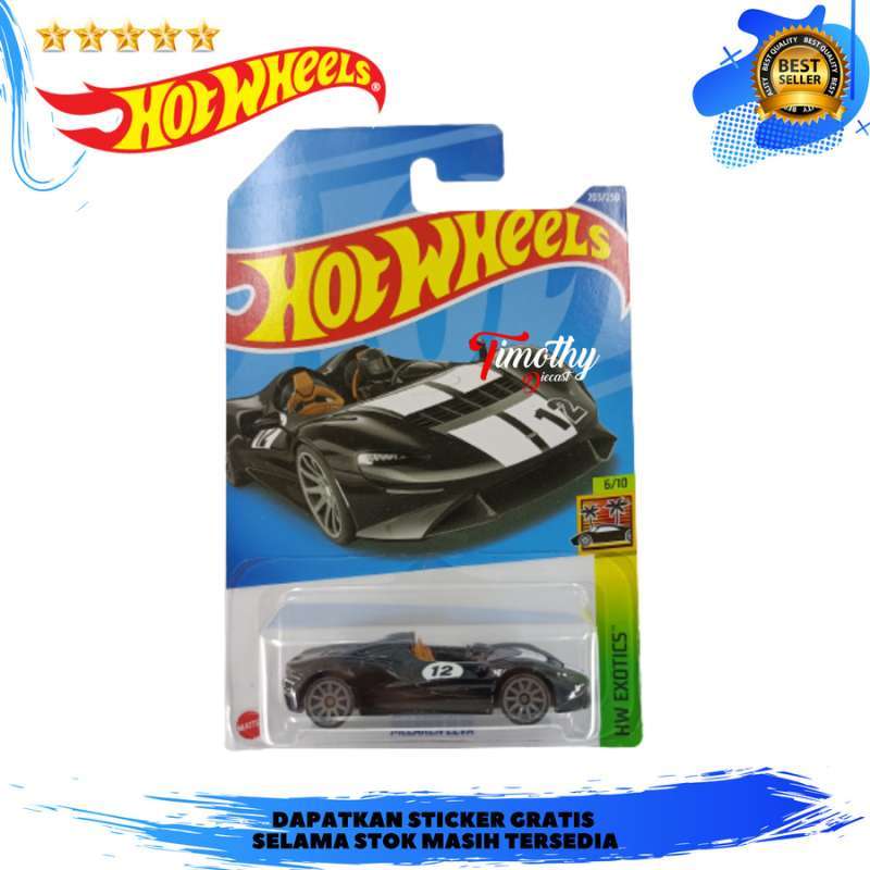 Jual Hot Wheels Mclaren ELVA Hitam Rally Angka 12 HW Exotic di Seller ...