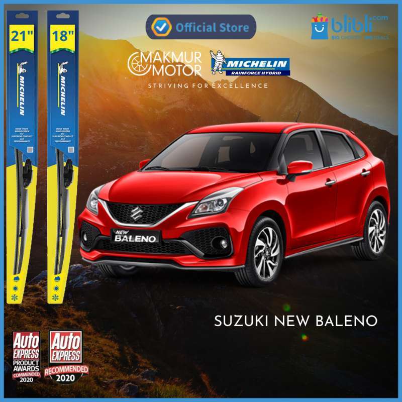 Jual MICHELIN RAINFORCE HYBRID WIPER FOR SUZUKI NEW BALENO di Seller ...
