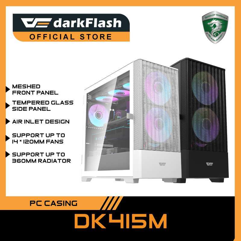 Jual darkFlash DK415M M-ATX PC Casing [WITH 2 FAN] di Seller darkFlash ...