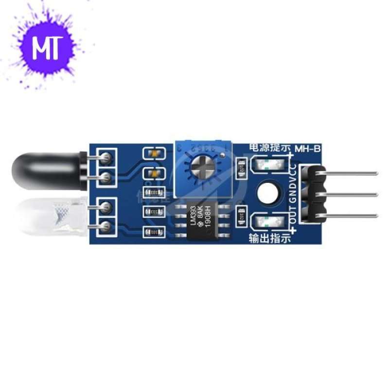 Jual Sensor obstacle avoidance atau Infrared barrier module (1577M) di ...