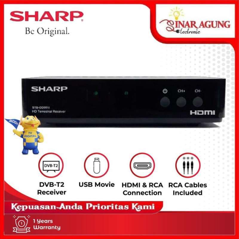 Jual Sharp Set Top Box Dvb-t2 Stb Dd001i / Stb-dd001i 100& Ori Di Seller Supreme Electronic ...