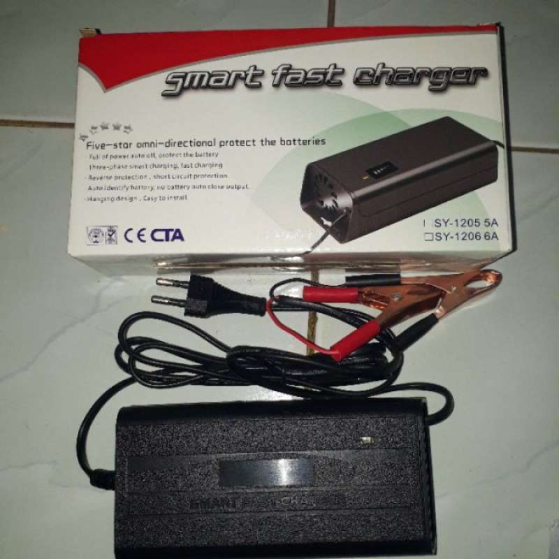 Jual Smart Fast Charger Aki 12v 5a Automatis Di Seller Grock Store ...