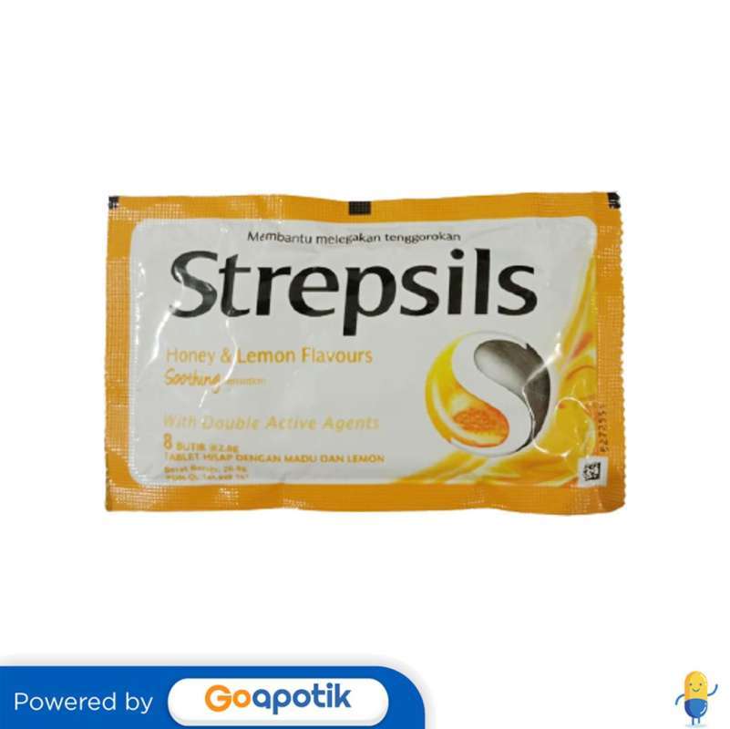 Jual STREPSILS WITH HONEY & LEMON PACK 8 TABLET di Seller Apotek Vita ...