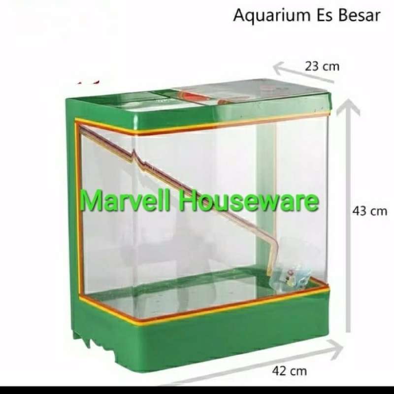 Jual Aquarium Es Kelapa Es Buah Ukuran Jumbo/Toples Es Kelapa ...