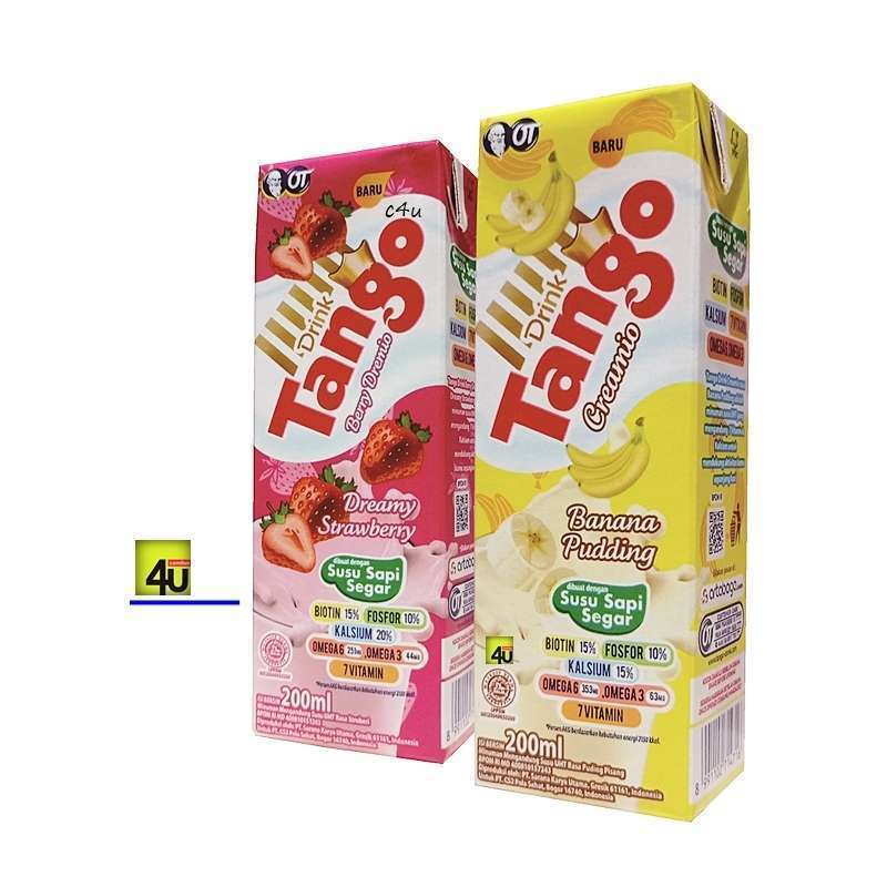 Promo Tango Drink Uht Dreamy Strawberry Kotak Diskon 9% Di Seller ...