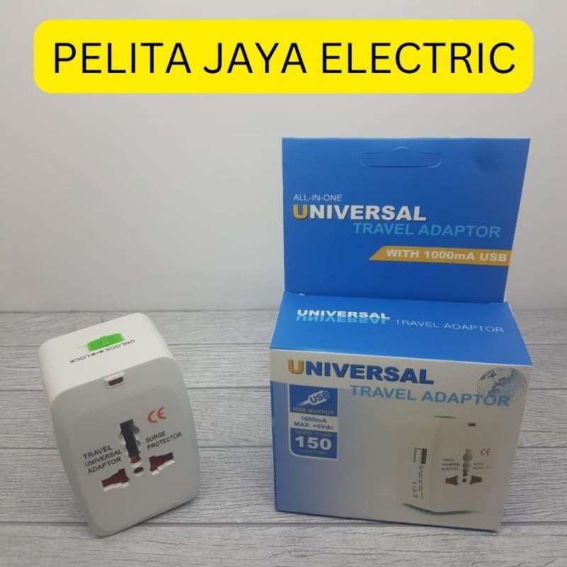 Jual UNIVERSAL TRAVEL ADAPTOR WITH USB PORT. READY STOCK! di Seller ...