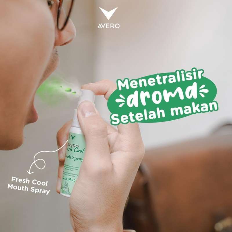 Jual AVERO Fresh Cool Mouth Spray - BPOM Parfum Mulut, Pengharum Mulut ...