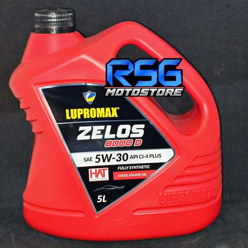 Jual Oli Diesel Lupromax Zelos 8000 D Sae 5w 30 Api Ci 4 Plus Full ...