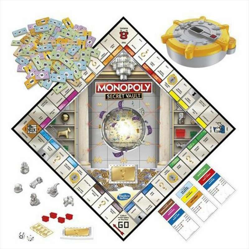 Jual Hasbro Board Game F5023 Monopoly Secret Vault Permainan Papan Di ...