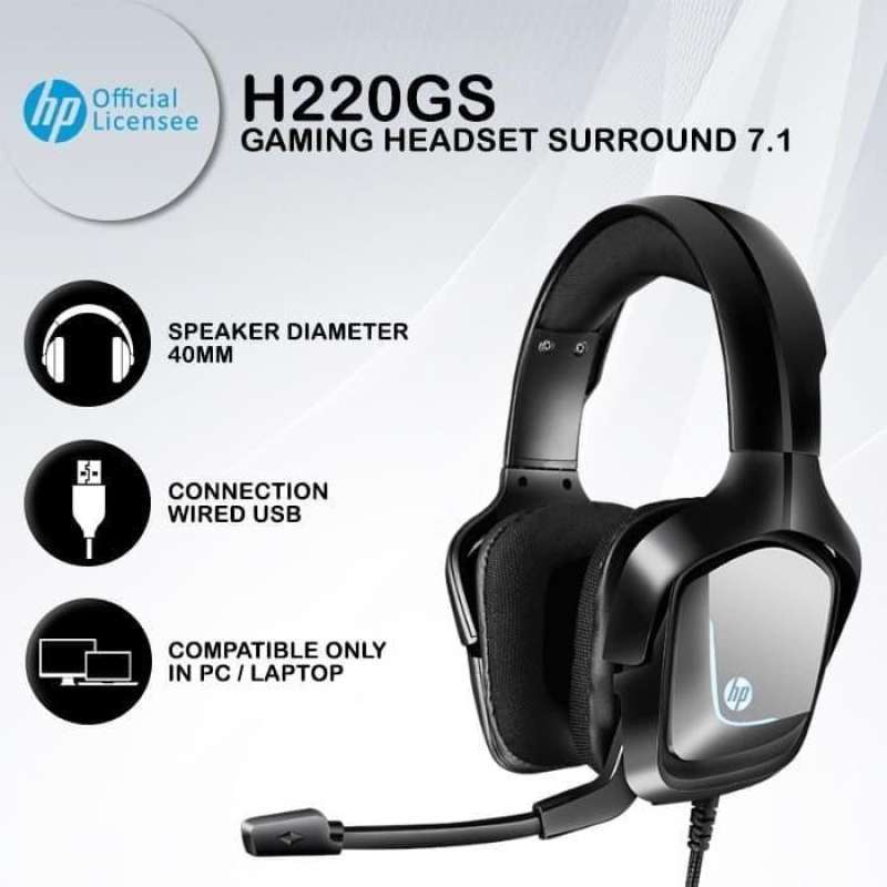 Jual HP H220GS HEADSET GAMING [ORIGINAL] di Seller Dityacom - Rawa ...