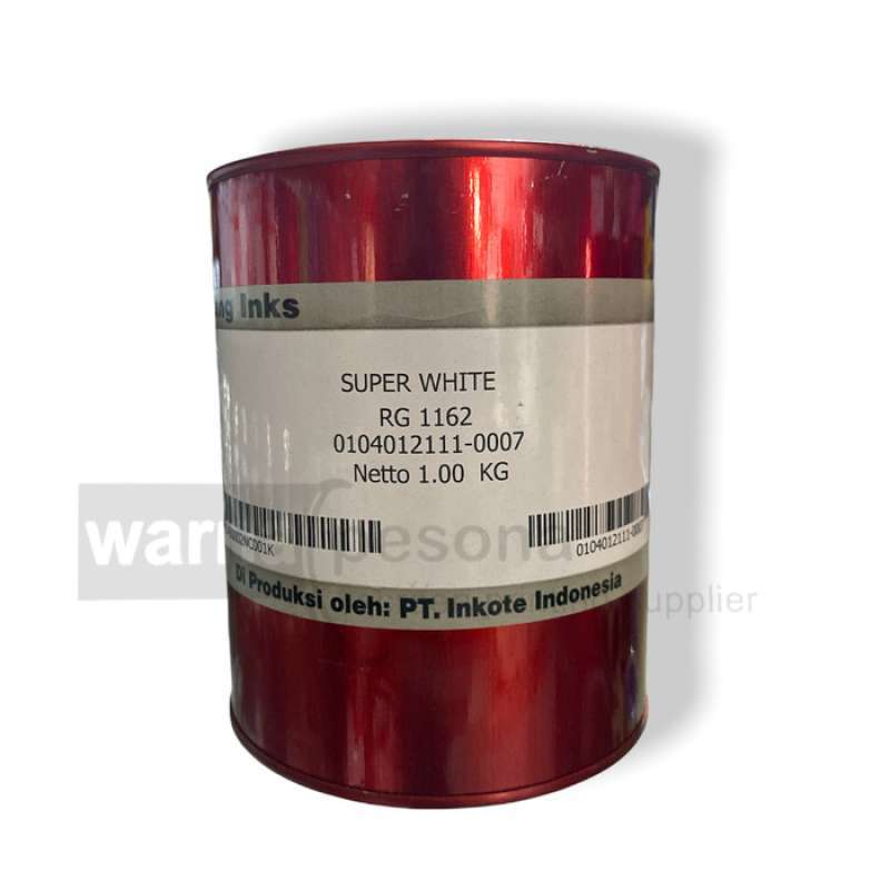 Promo Cat Tinta Sablon Royal Guard RG 1162 Super White Putih 1Kg Diskon ...