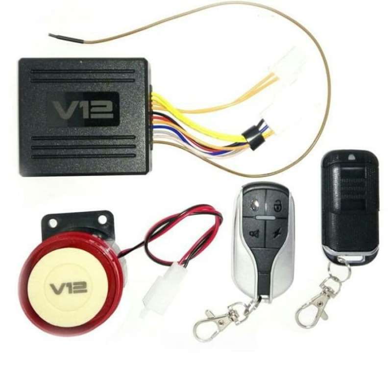 Jual Alarm Motor Remote V12 Fitur Lengkap Di Seller Tdr Autorace ...