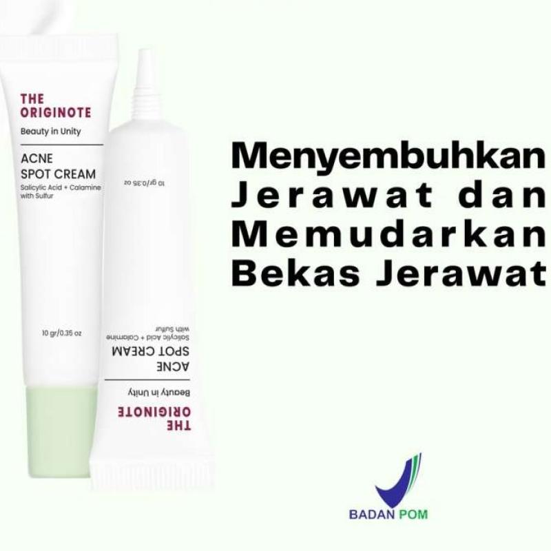 Jual The Originote Acne Spot Cream Salicylic Acid + Calamine with Sulfu ...