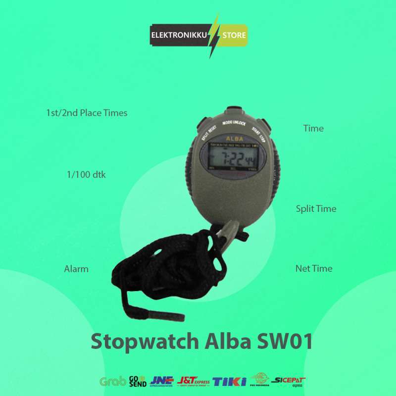 Promo Stop Watch Alba Sw01 Stopwatch Alba Sw 01 Alat Pengukur Waktu ...