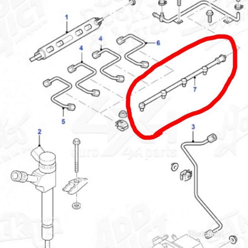 Jual BEST PROMO SELANG PIPA BALIK SOLAR INJECTOR FORD EVEREST RANGER ...