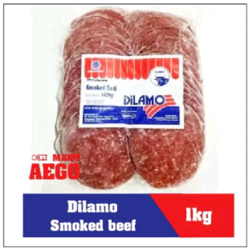 Jual Dilamo Smoked Beef 1kg daging asap di Seller aegofrozenmart - Kota ...