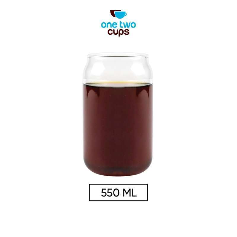 Promo One Two Cups Gelas Minuman Kaleng Borosilicate Glass 550ml - CXX186 Diskon 32% di Seller ...