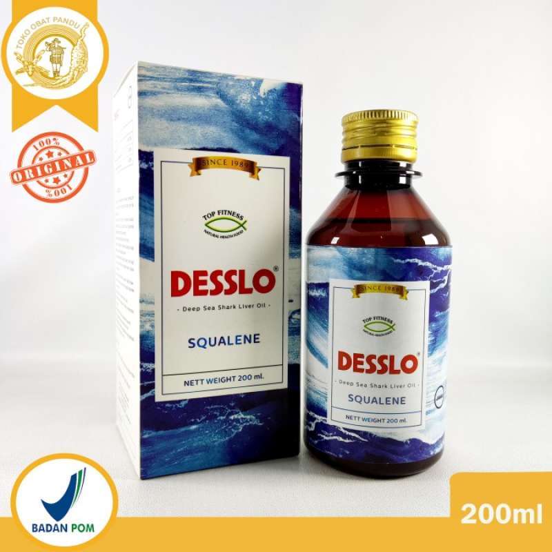 Promo DESSLO CAIR (200 ml) / DEEP SEA SHARK LIVER OIL Diskon 33% di ...