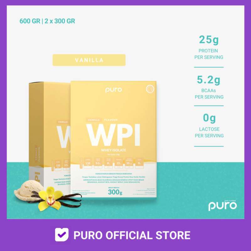 Jual Puro Isopro Wpi 90 Whey Protein Isolate 600gr Di Seller Anes ...