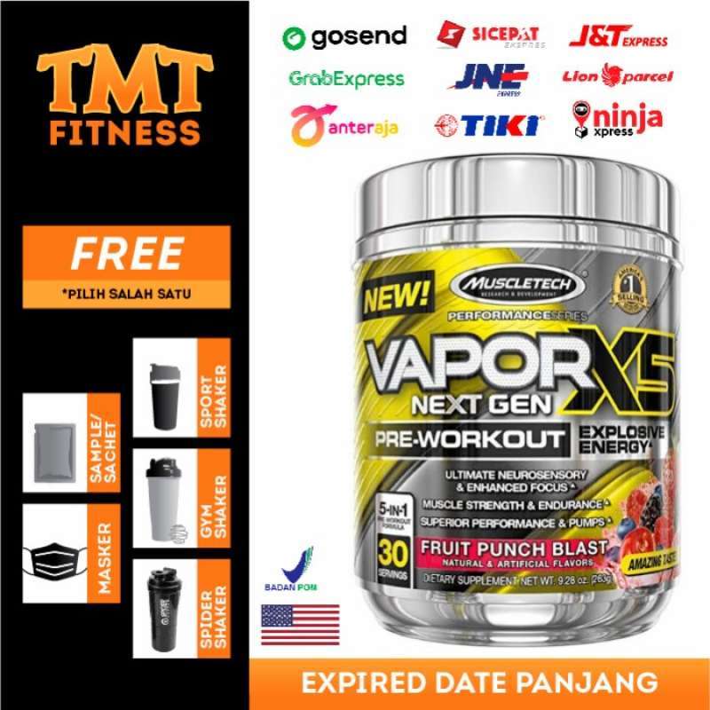 Promo MT MuscleTech Nano VaporX5 Next Gen NextGen Muscle Tech 30x ...