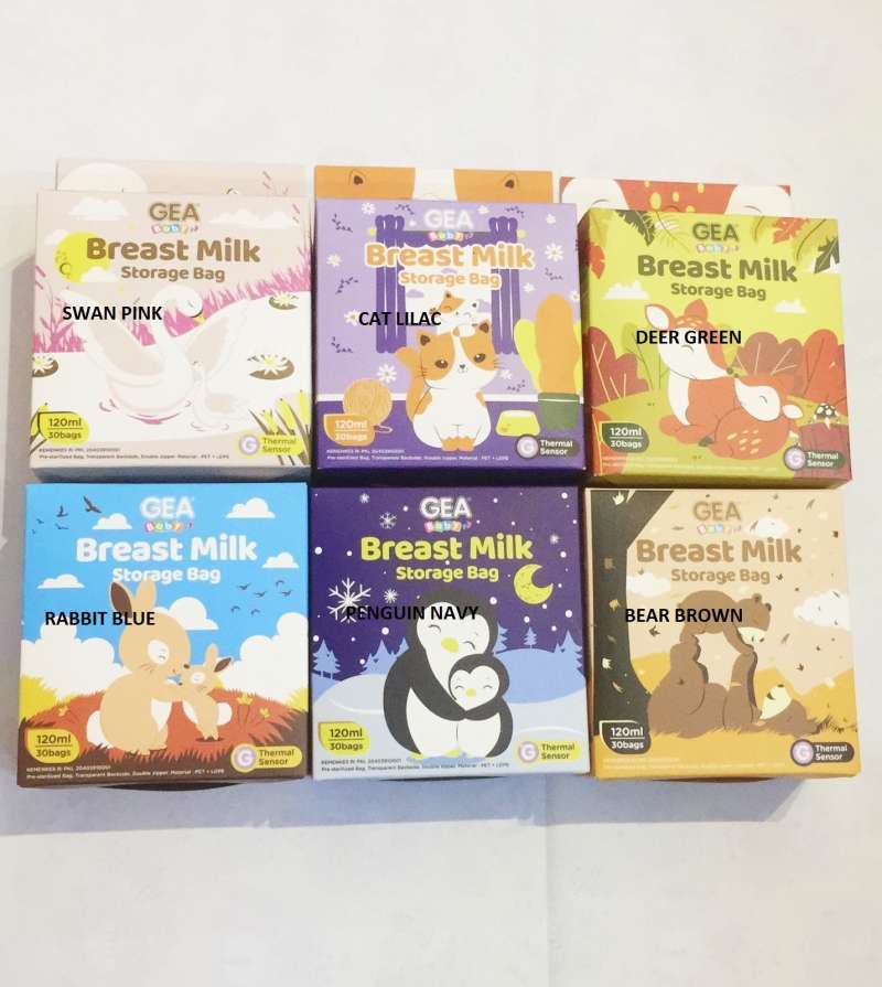 Jual Kantong Asi Gea Baby Plastik Asip Breastmilk Storage Bag 120ml di ...