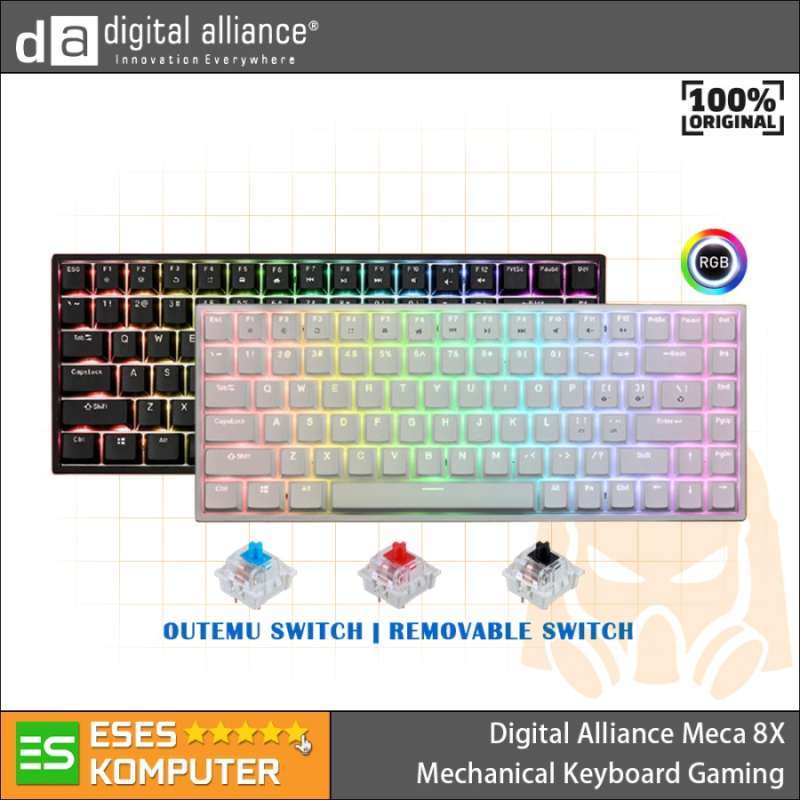 Jual Keyboard DA Digital Alliance Meca 8X RGB | 84 Keys | Keyboard ...