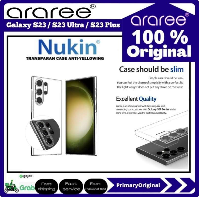 Jual Case Casing Samsung S23 Ultra Plus Araree Nukin Transparan Hardcase - S23 Di Seller Dstore ...