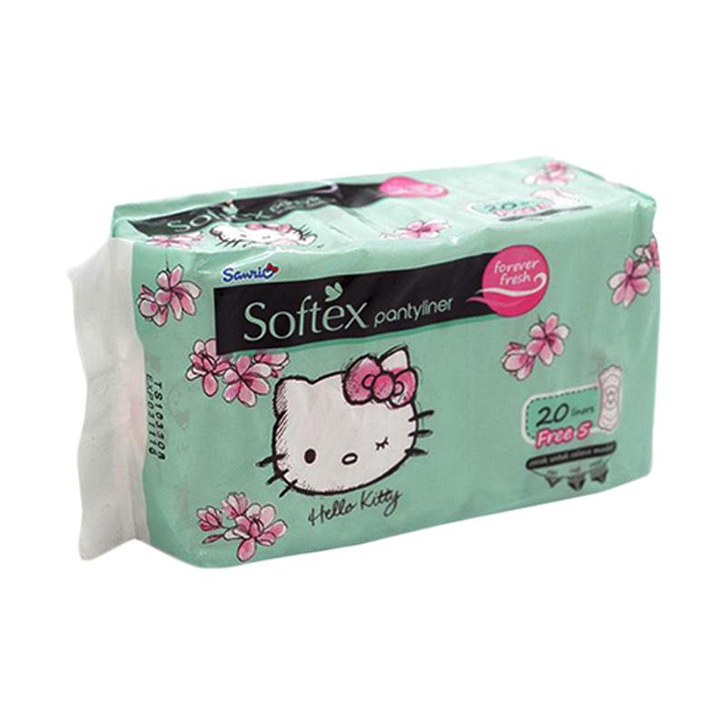 Jual Softex Pantyliner Forever Fresh Hello Kitty Pembalut Wanita [20 ...