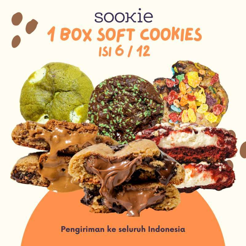 Promo Soft Cookies by SOOKIE (Box of 6) Diskon 40% di Seller SOOKIE ...