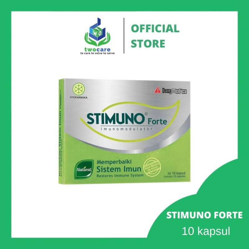Jual Stimuno Forte 1 Pack Isi 10 Kapsul Vitamin Daya Tahan Tubuh Imun ...