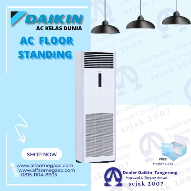 Jual Ac Daikin Floor Standing Sv125dxy 5pk 3ph Wireless - Unit Only Di Seller Alfa Omega Ac ...