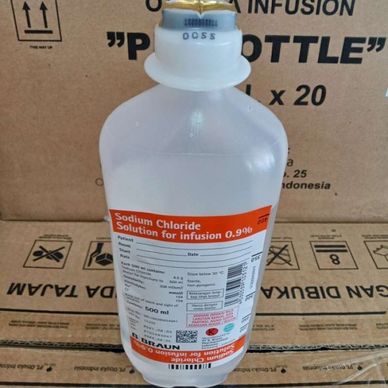 Jual Nacl 500 ml Braun Ecosol / Cairan infus Cairan Pembersih Luka di Seller KYA Healthcare ...