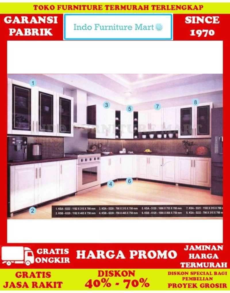 Jual Kitchen Set Minimalis Lemari Dapur Set Big Panel Accord Series di ...