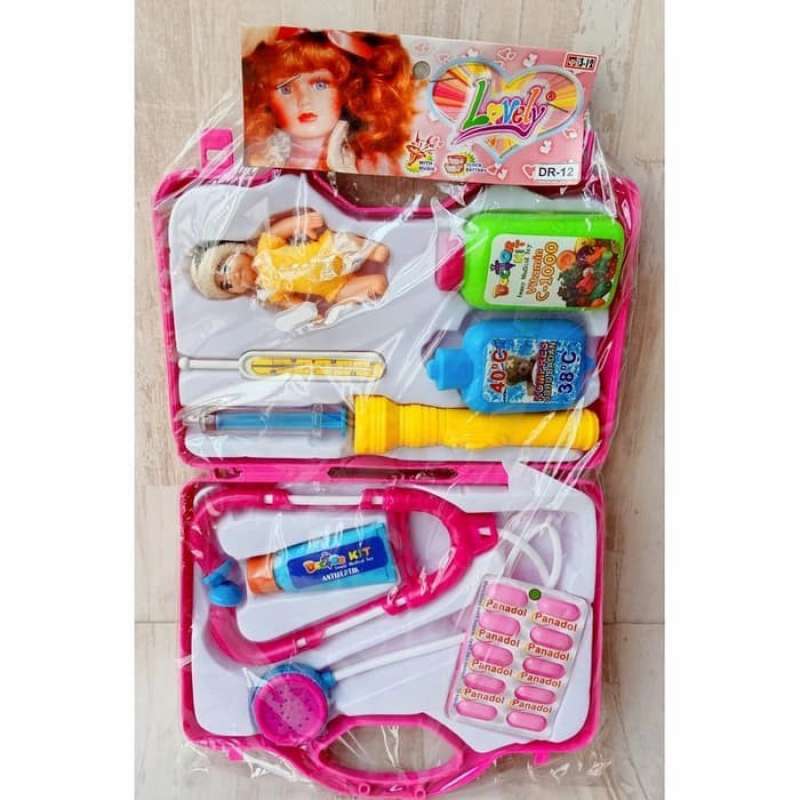 Jual MAINAN DOKTER DOKTERAN SET BONEKA PASIAN BERMAIN PERAN ROLE PLAY ...