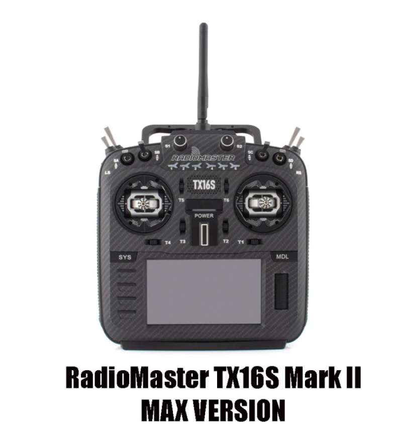 Jual Radiomaster Tx16s Mark II MAX VERSION Radio - Carbon Black (M2) di ...