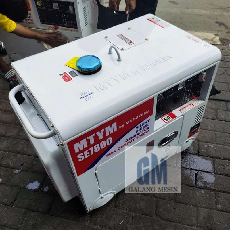 Jual Mesin Genset Silent Diesel Generator Motoyama SE7800 Solar 5000 W ...