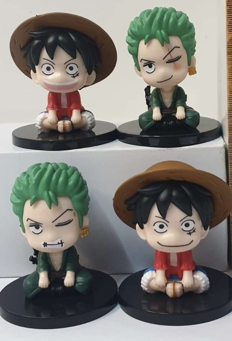 Jual Jual Cake Topper Figure One Piece Chibi Set isi 6 Berkualitas di ...