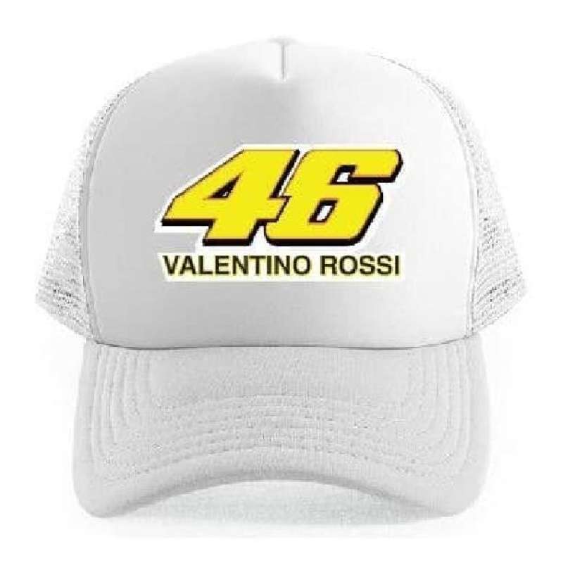 Jual Topi Trucker Moto Gp Fans 46 Valentino Rossi Yamaha Club Sablon ...