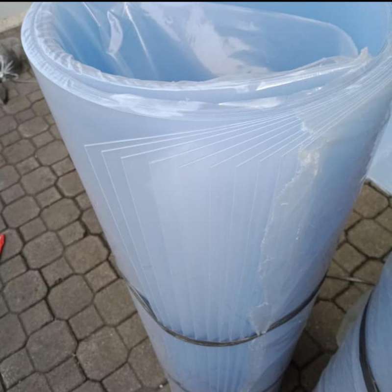 Jual PVC Sheet Clear 2mm / Mika Kaku Lembaran / PVC Lembaran Bening di ...