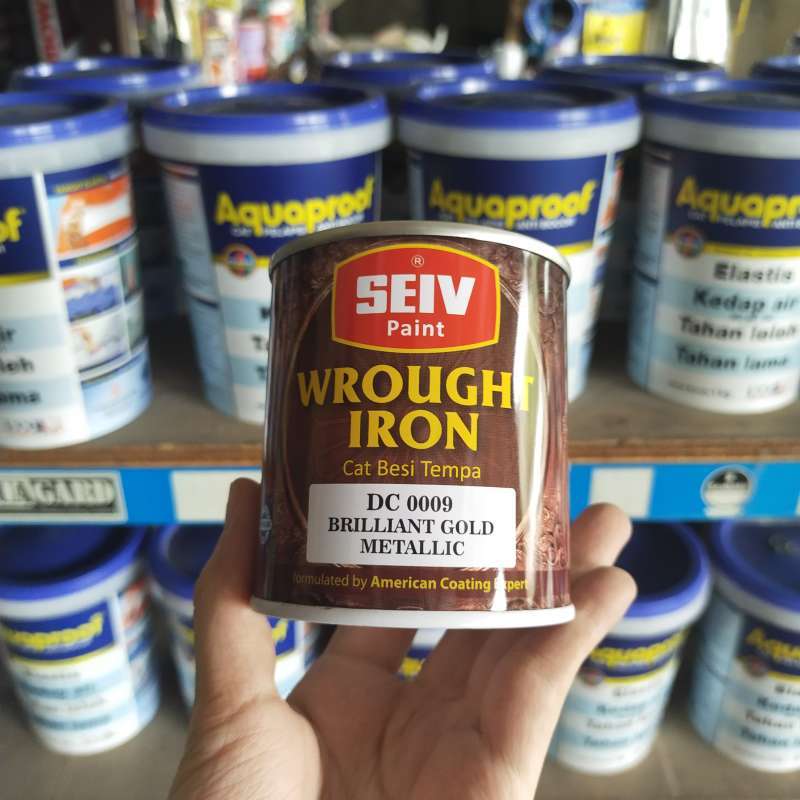Jual Seiv Wrought iron DC 0009 brilliant gold metalic | cat besi kuning ...