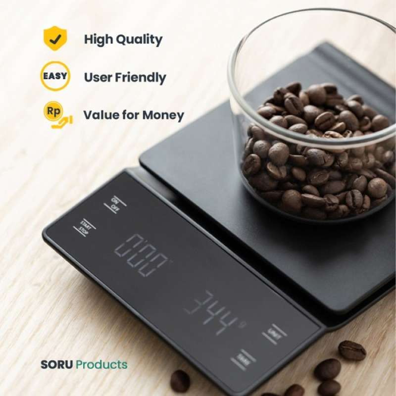 Promo Timbangan Digital Mini Duduk Kopi Kiloan Gram Timer Premium V60 ...