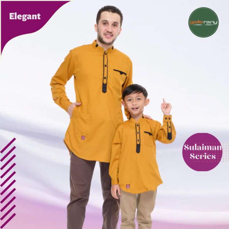 Jual Koko Pakistan Couple Ayah Anak Dewasa Lengan Panjang Sulaiman ...