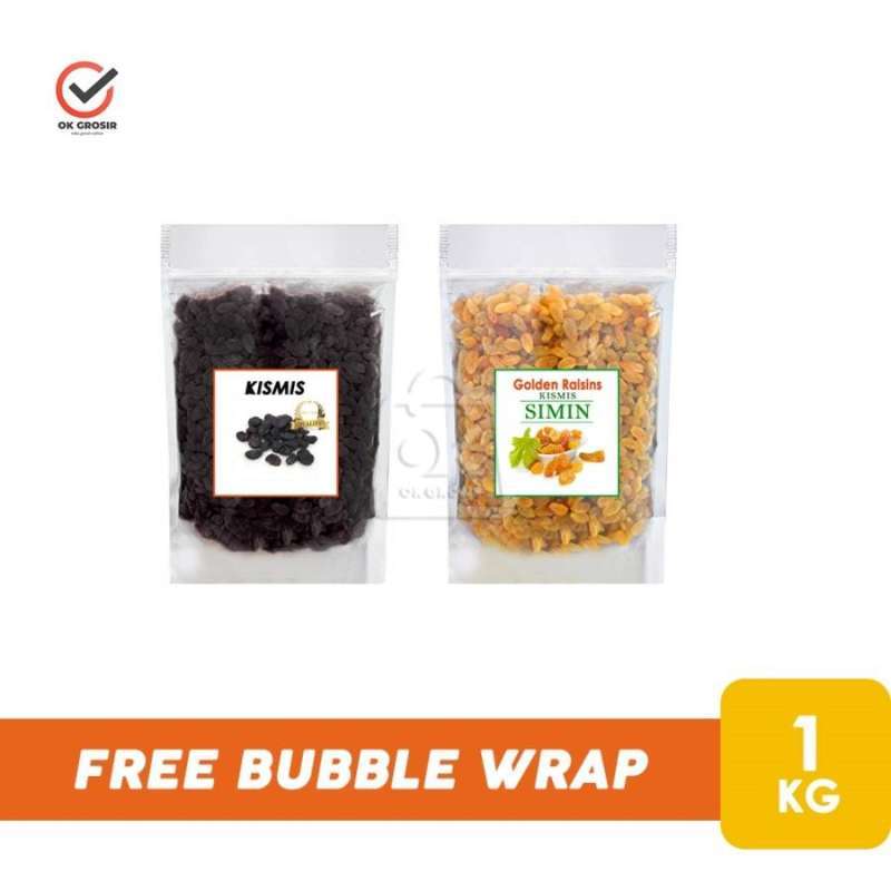 Jual Kismis Hitam / Golden Raisins / Kismis Simin (1 kg) di Seller ...