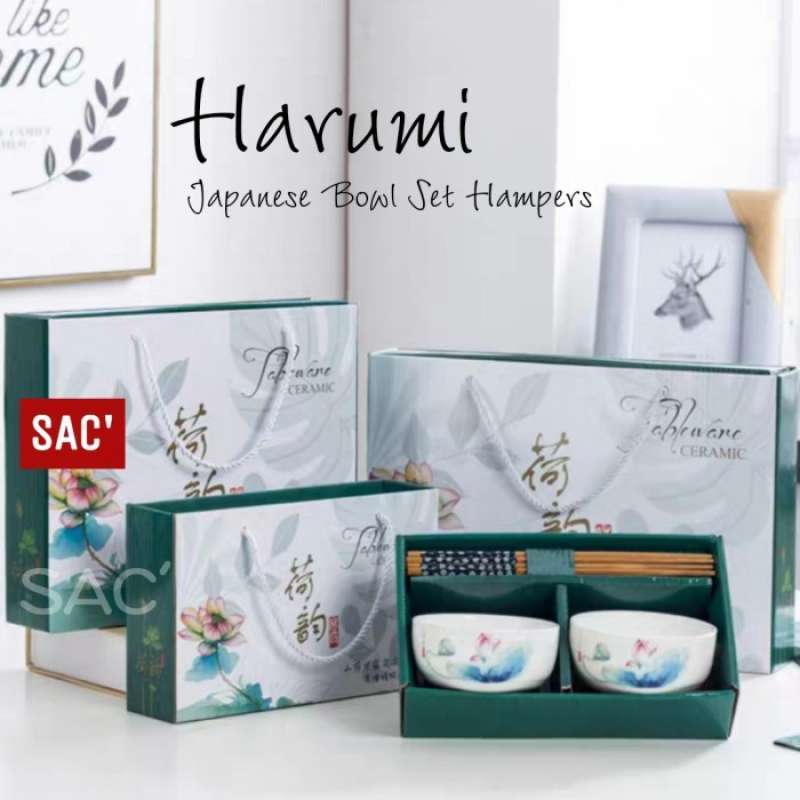 Promo HARUMI Japanese Bowl Set Mangkok Hampers Mangkuk Keramik Ala ...